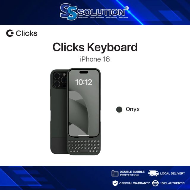 Clicks for iPhone 16 | Ergonomically Designed Keyboard | MagSafe Built ...