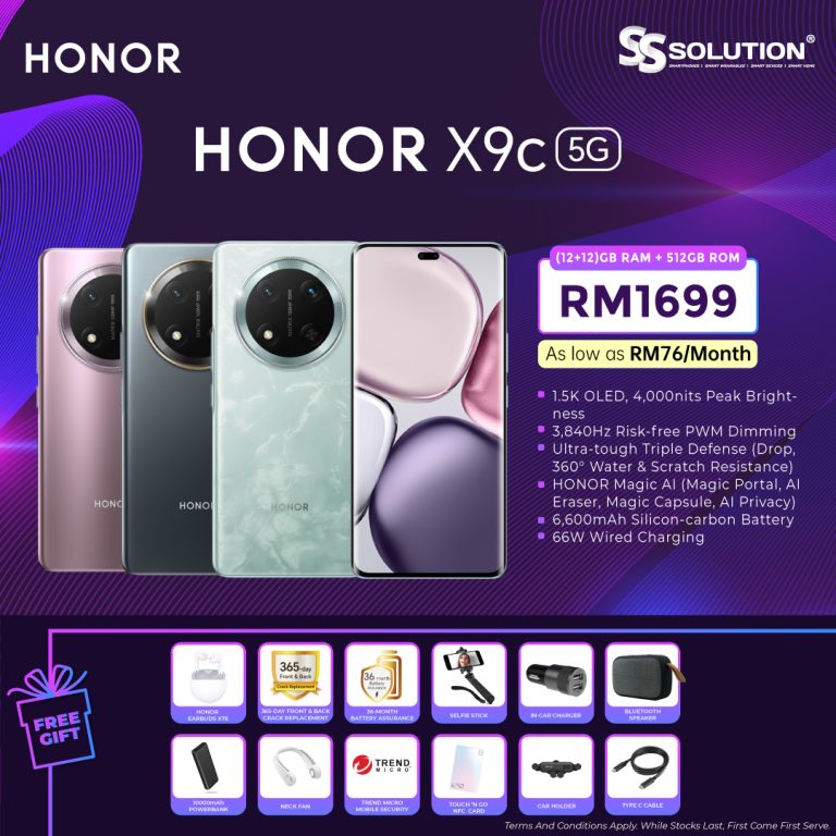 HONOR X9c 5G (12GB RAM + 256/512GB ROM) | 6.78″ AMOLED, 4,000nits Peak Brightness | Qualcomm ...